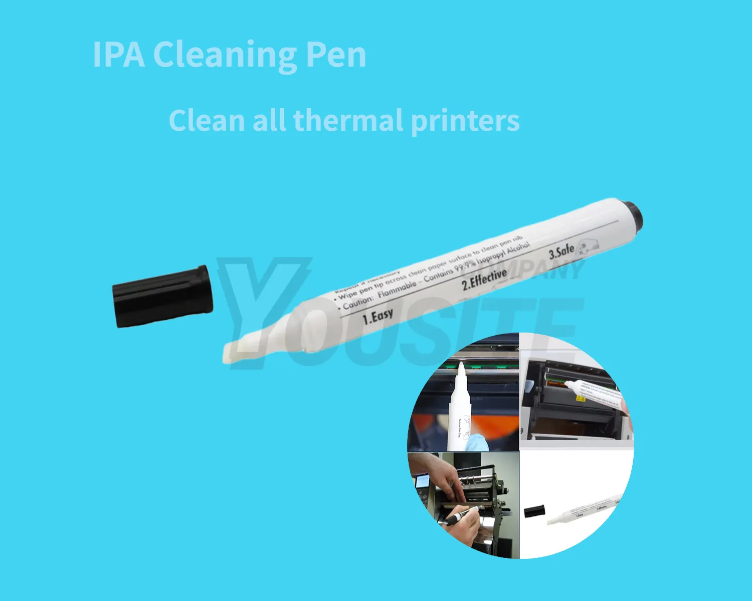 Thermal Printer Head Cleaning Pen 99% IPA Solution - Cleaning Card ...