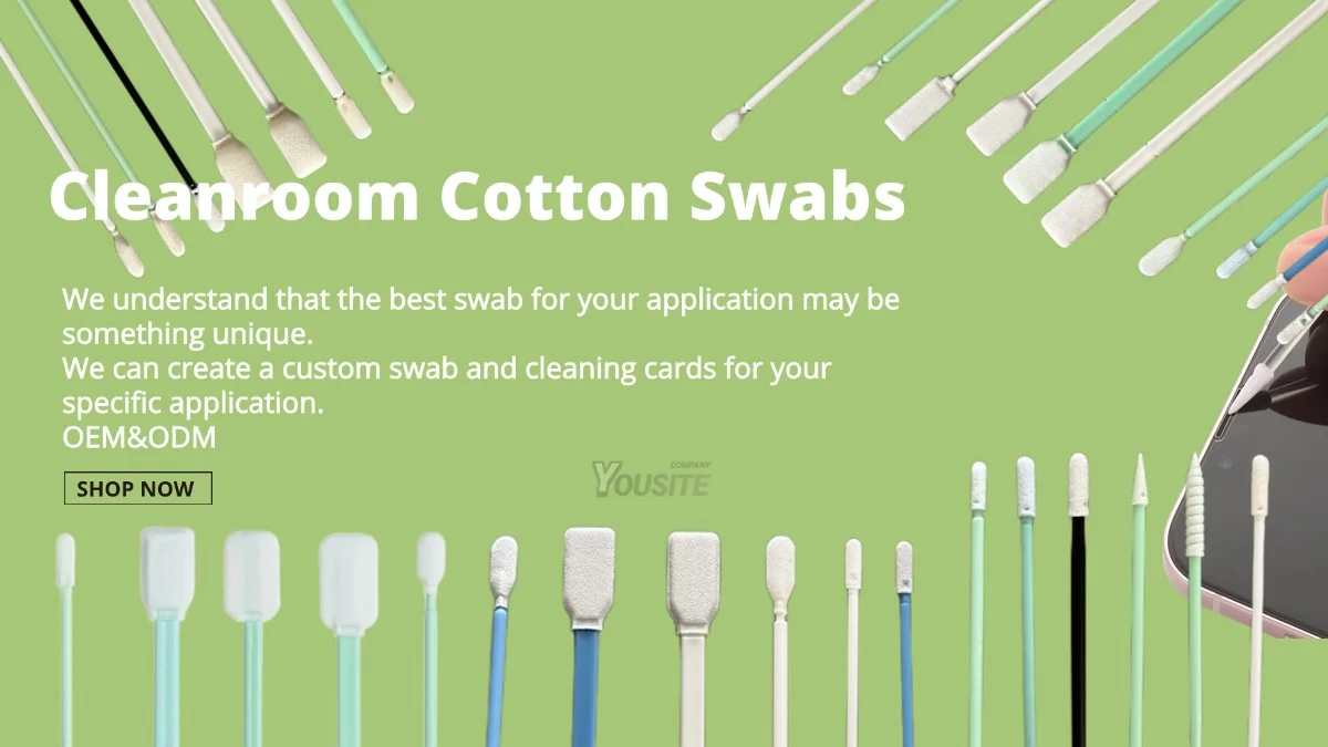 Cleanroom Cotton Swabs : The Perfect Tool for Precision Cleaning and ...